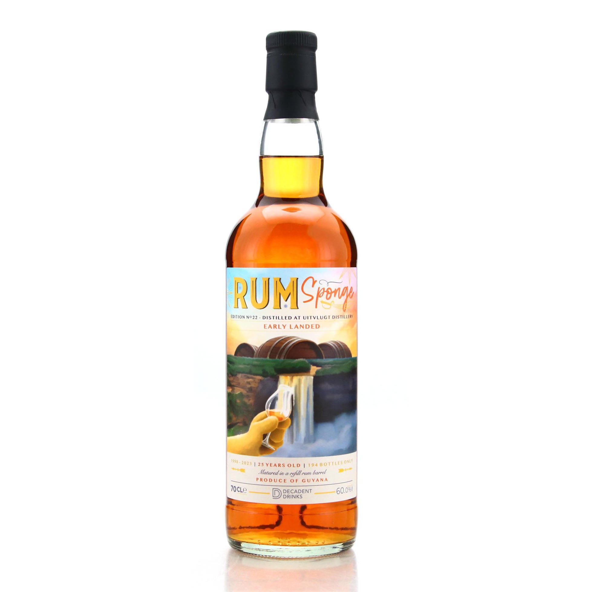 Rum Sponge #22 Uitvlugt 25 Years Old 70cl – Armagnac.de