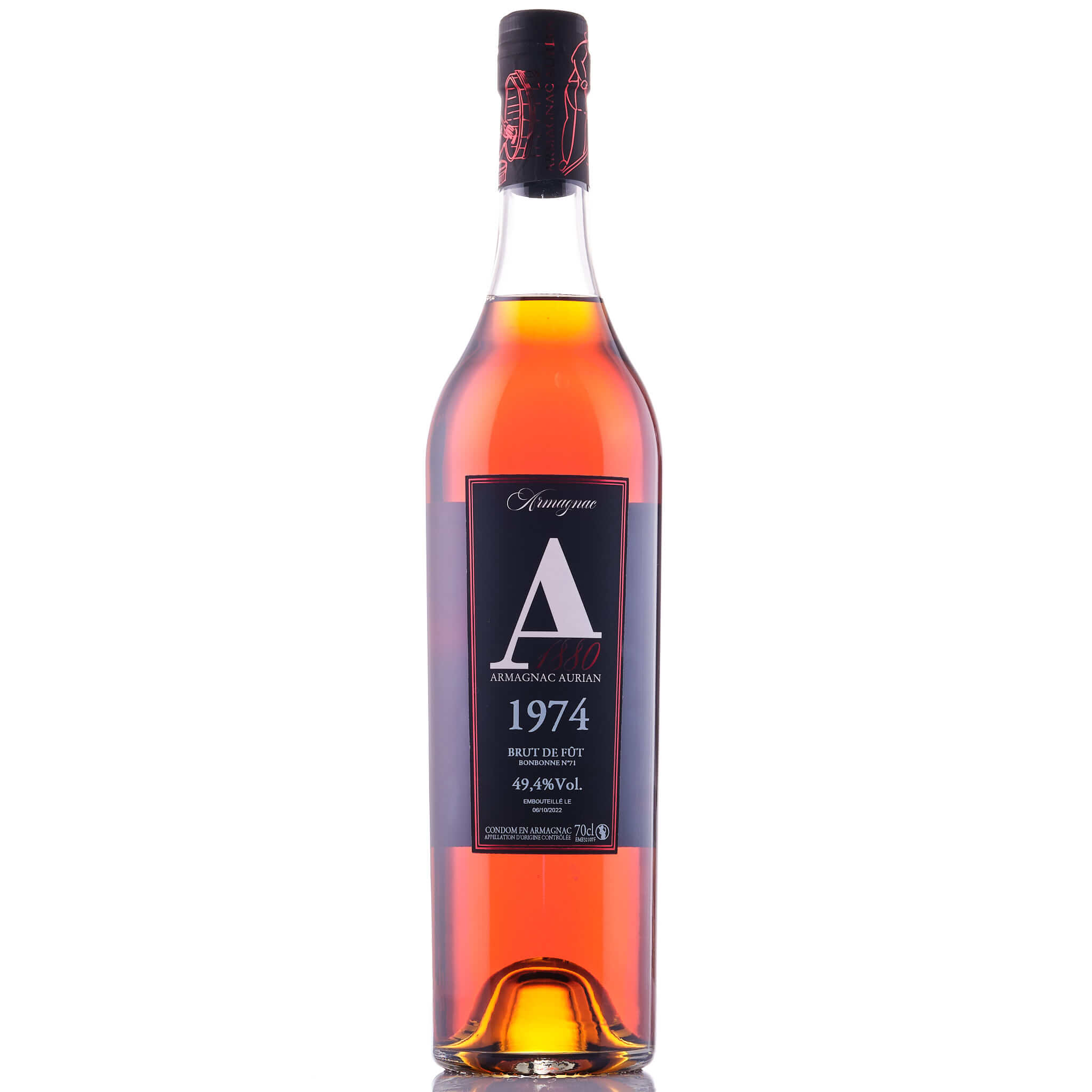 Aurian 1974 #71 70cl (10/2022) – Armagnac.de